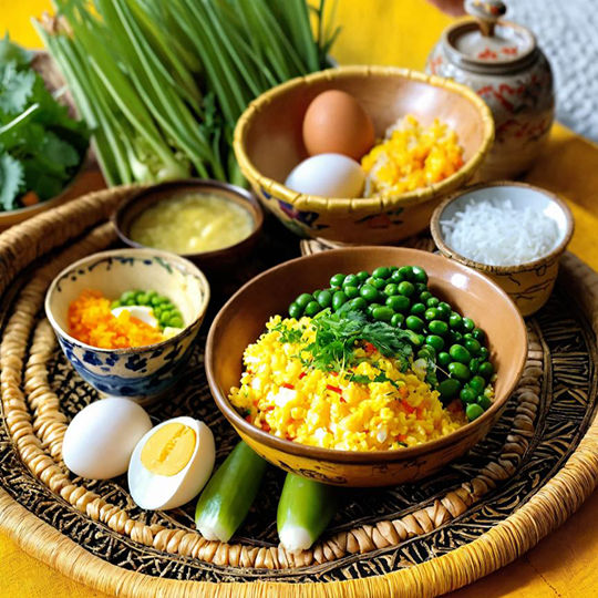 Riz sauté aux œufs - à partir de 4 personnes (commande 48h à l’avance ...